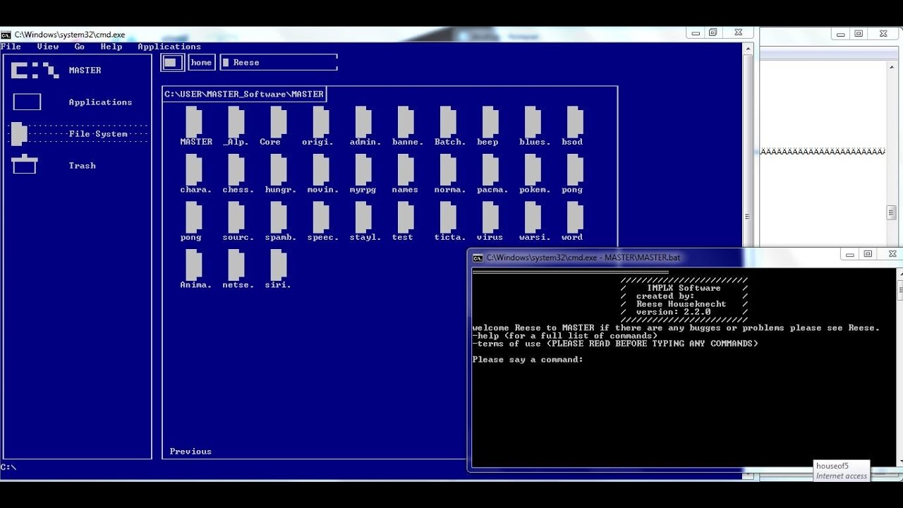 how to open a batch file in a seperate window - YouTube