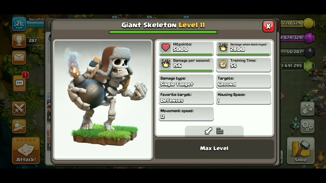 100 max Giant Skeleton VS goblin final camp #M.O.M.M.A.'s Madhouse # ...