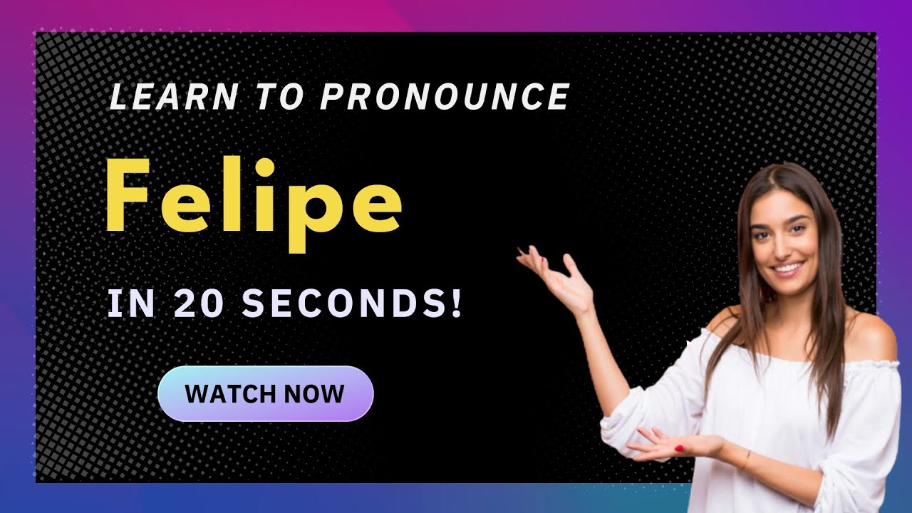 Learn How to Pronounce Felipe (Brazil/Brazilian Pronunciation) - YouTube