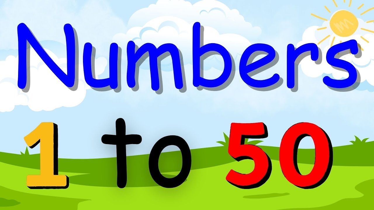 1 To 50 Numbers In English Number Names 1 50 Number Names 1 To 50 Numbers In English Number Names 1 50 Number Names