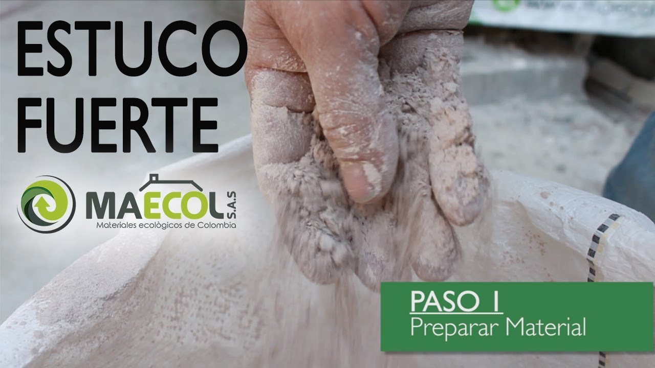 APLICACIÓN ESTUCO FUERTE | MAECOL (Tutorial) - YouTube