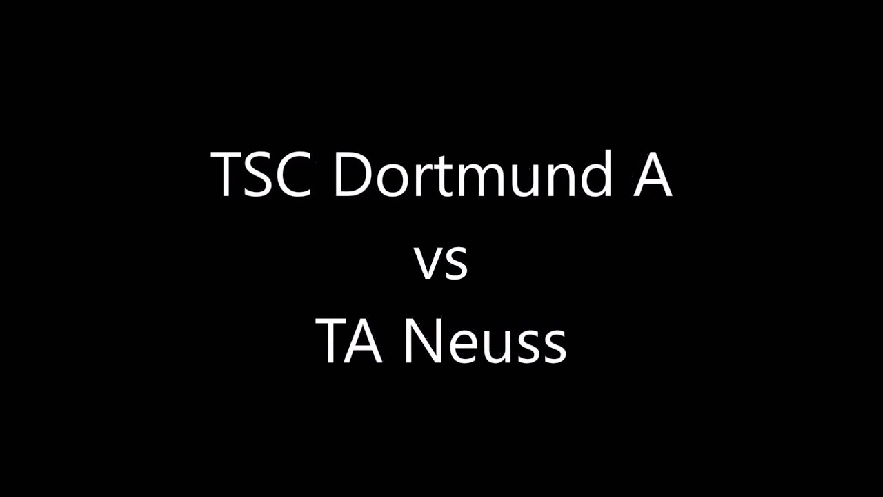 TSC Dortmund A U21 Highlights - Jüchen Turnier - YouTube