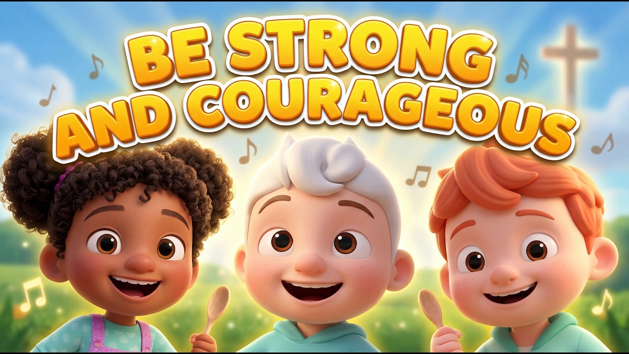 Be Strong and Courageous | Fun Christian Kids Song | Sunday School ...