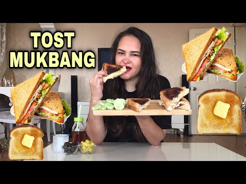 TOST MUKBANG | KISKANÇ FESAT KUZENLER!! | TÜRKÇE MUKBANG | KAŞARLI TOST MUKBANG | TOAST MUKBANG
