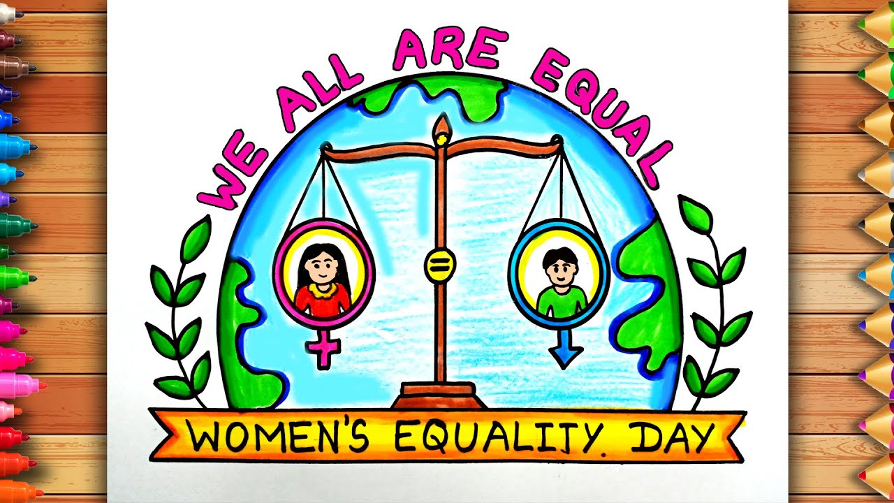 Womens Equality Day Drawing | Womens Equality Day Poster | Genders ...