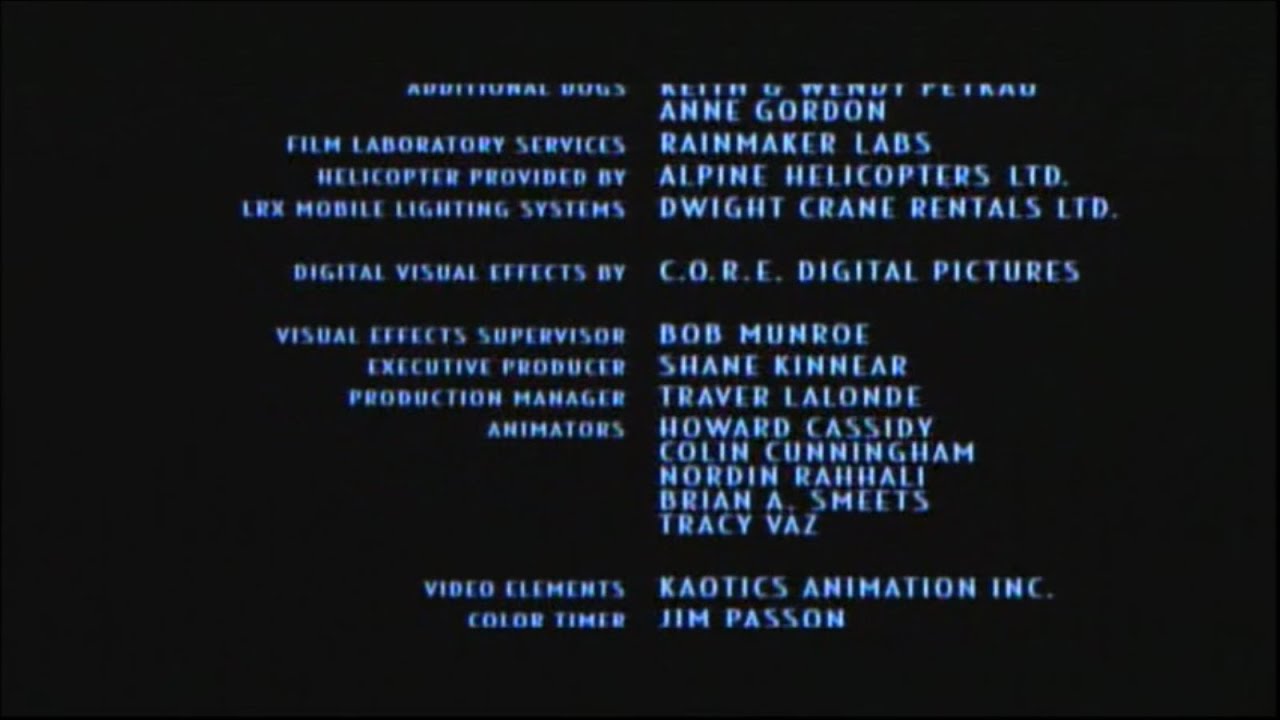 Snow Day (2000) End Credits (Showcase 2025) - YouTube