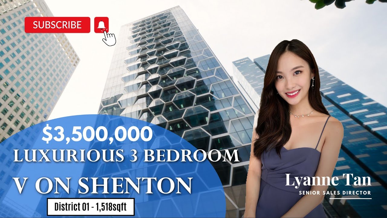 V On Shenton | Heart of CBD | 3 Bedroom with Beautiful Seaview | $3.5M ...
