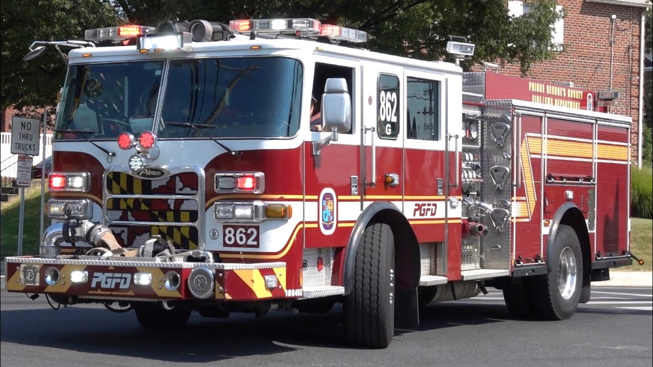 Prince George's County Fire/EMS Department Engine 862 Responding 9/7/23 ...
