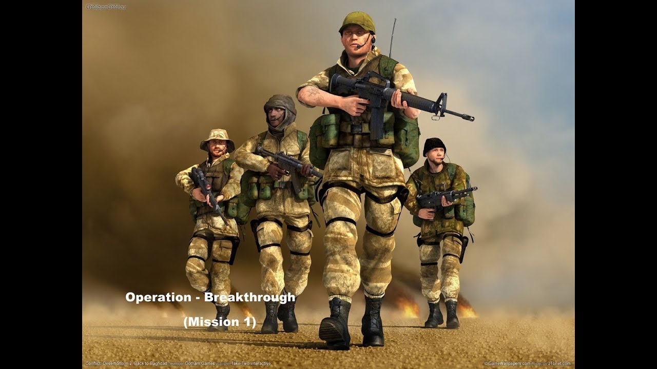 Conflict Desert Storm 2 - Operation: Breakthrough ( Mission 1) Gameplay ...
