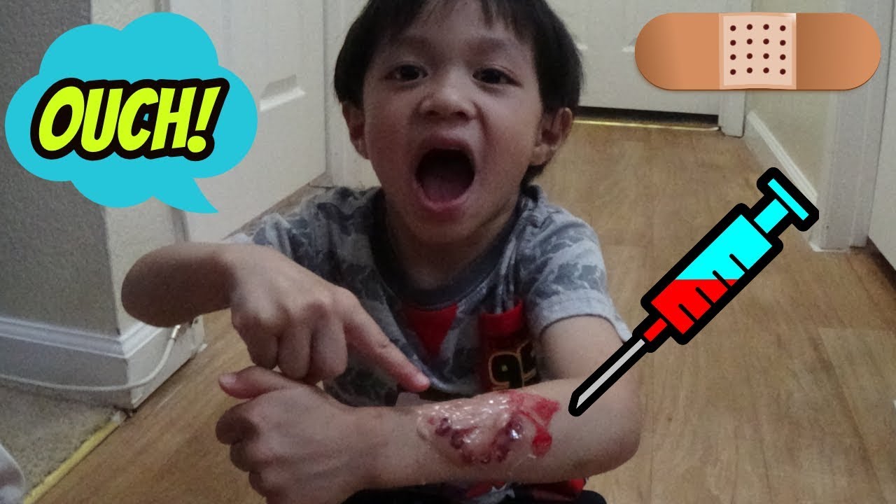 Unboxing Pink Police Motorcycle ride on Car and Kid wearing Dog Costume ...