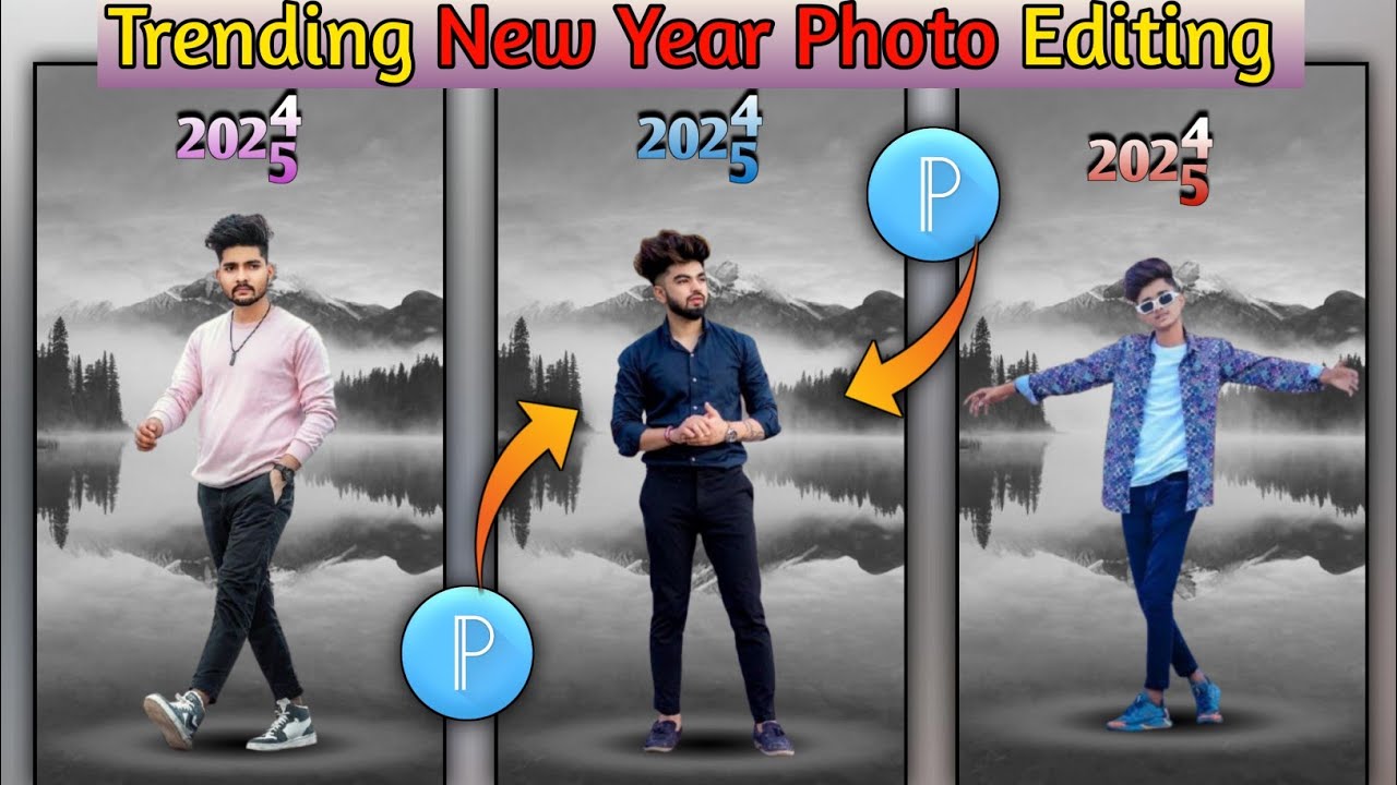 Viral New Year Photo Editing 2025 || Trending New Year Photo Editing ...