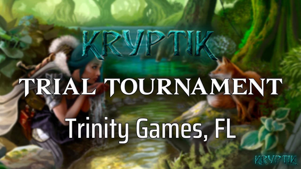 Kryptik Trading Card Game - Trial Tournament #4 - YouTube
