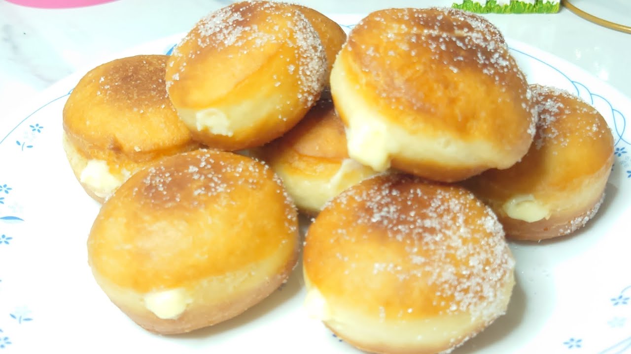 ပူတင်းပေါင်မုန့်ကြော်, Custard cream Bread fry - YouTube