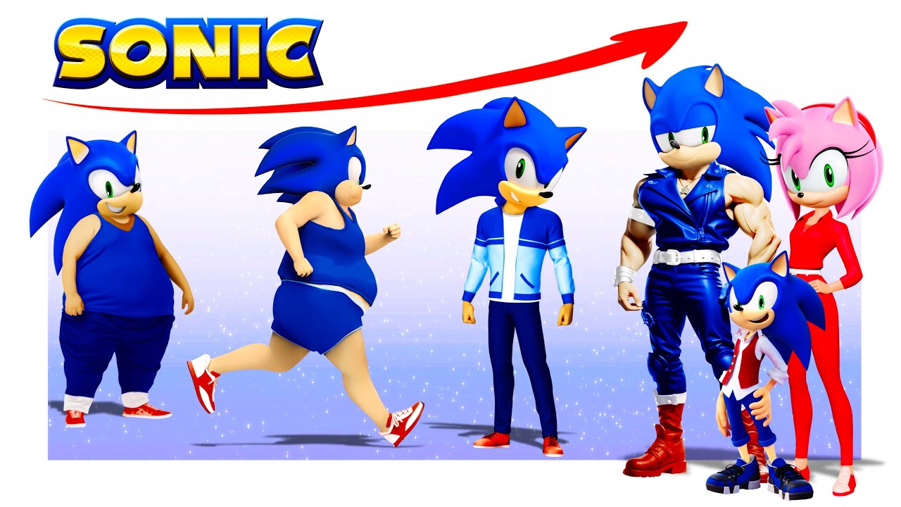 From Fat to Muscle: SONIC BOOM Growing Up COMPILATION| Fashion wow ...