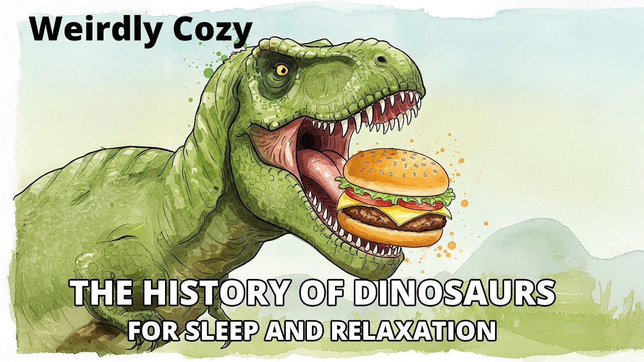 Weirdly Cozy | The History of Dinosaurs | history videos for sleep and ...