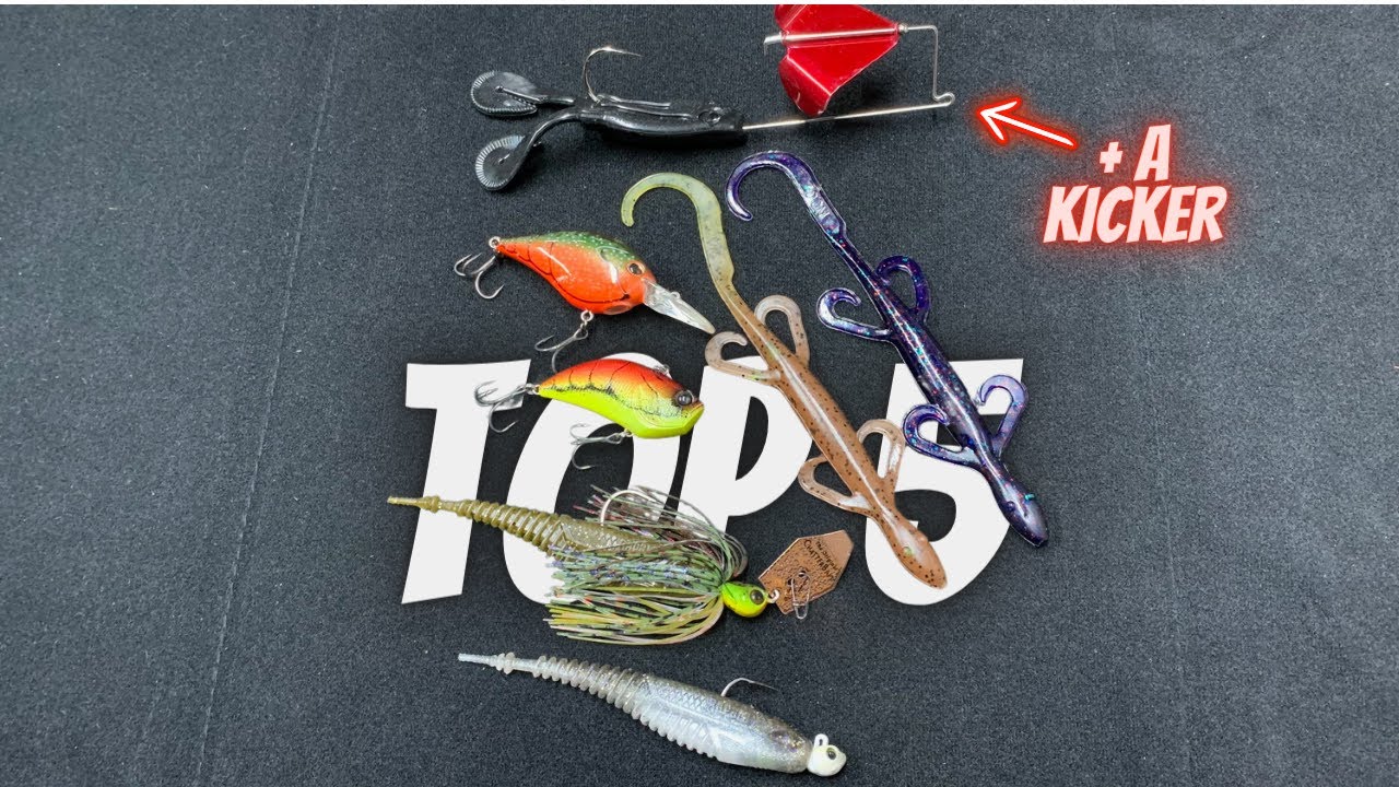 "TOP 5" Baits + A Kicker For March Bass Fishing!!!!! - YouTube