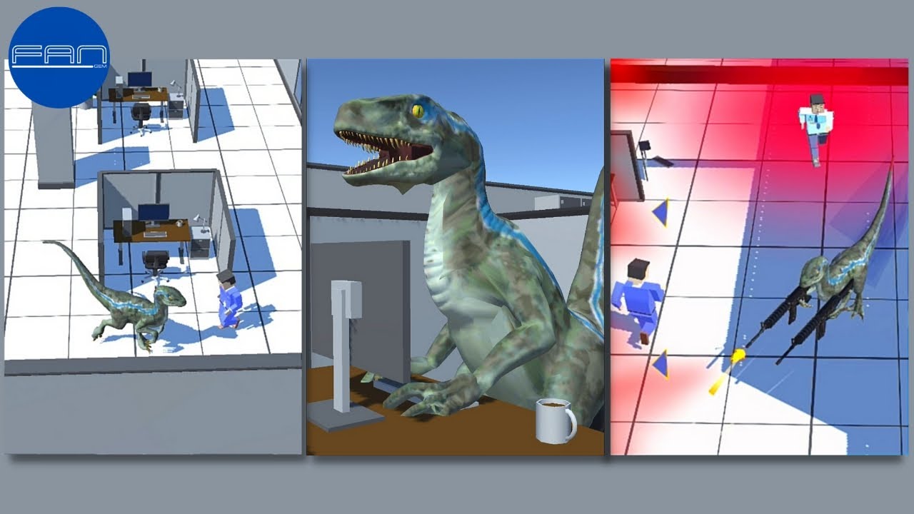 BOSS T-REX In The Office - Dinosaur CEO - YouTube