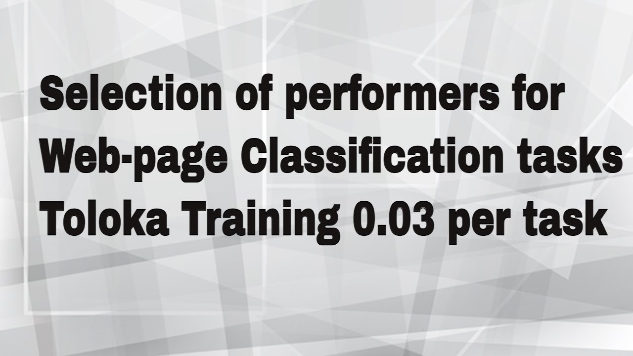 Selection Of Performers For Web page Classification Tasks YouTube selection-of-performers-for-web-page-classification-tasks-youtube