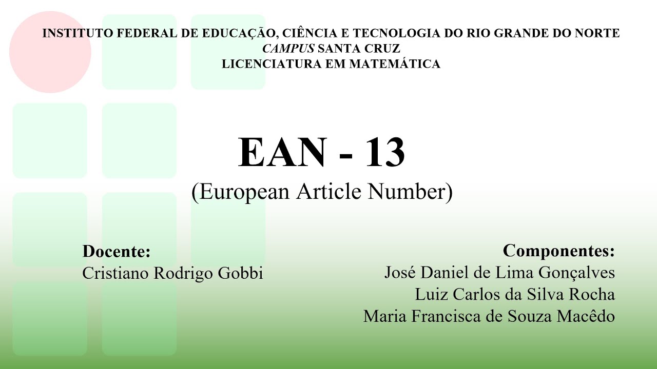 CÓDIGO EAN 13 — O QUE É? PARA QUE SERVE? COMO USAR? - YouTube