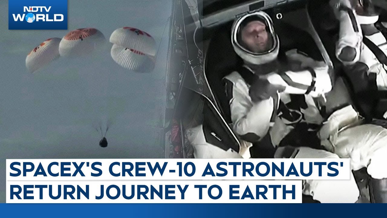 NASA News Today | Astronauts Return To Earth With SpaceX After 5 Months ...