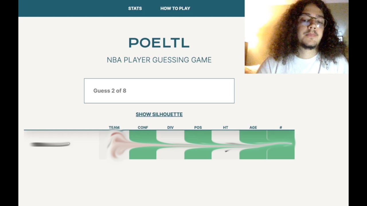 perfect hints on the first guess. poeltl #253 - YouTube