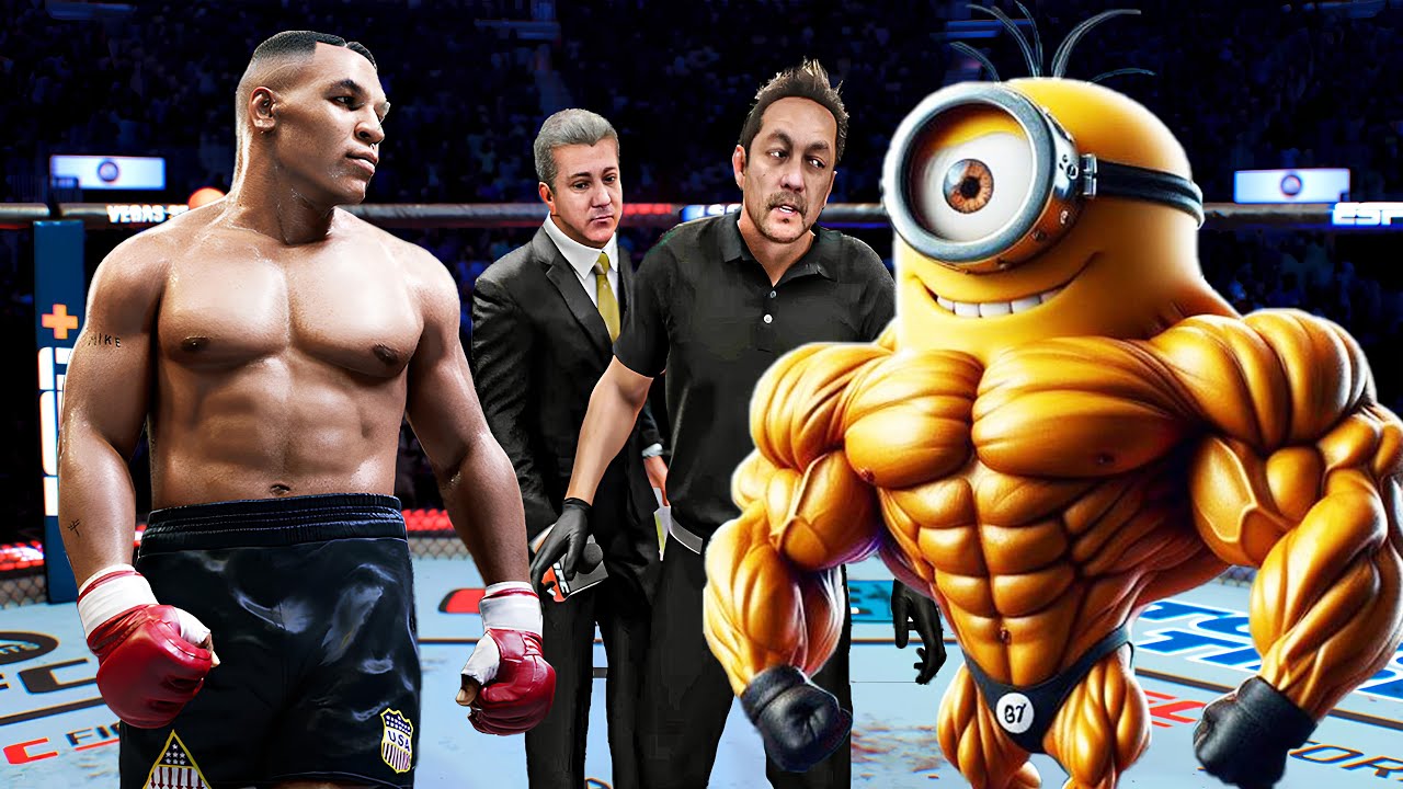 UFC 5 | Mike Tyson vs. Minion Super Jock [EA Sports UFC 5] - YouTube