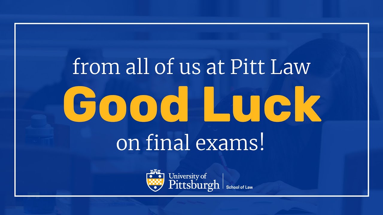 Good Luck Final Exam