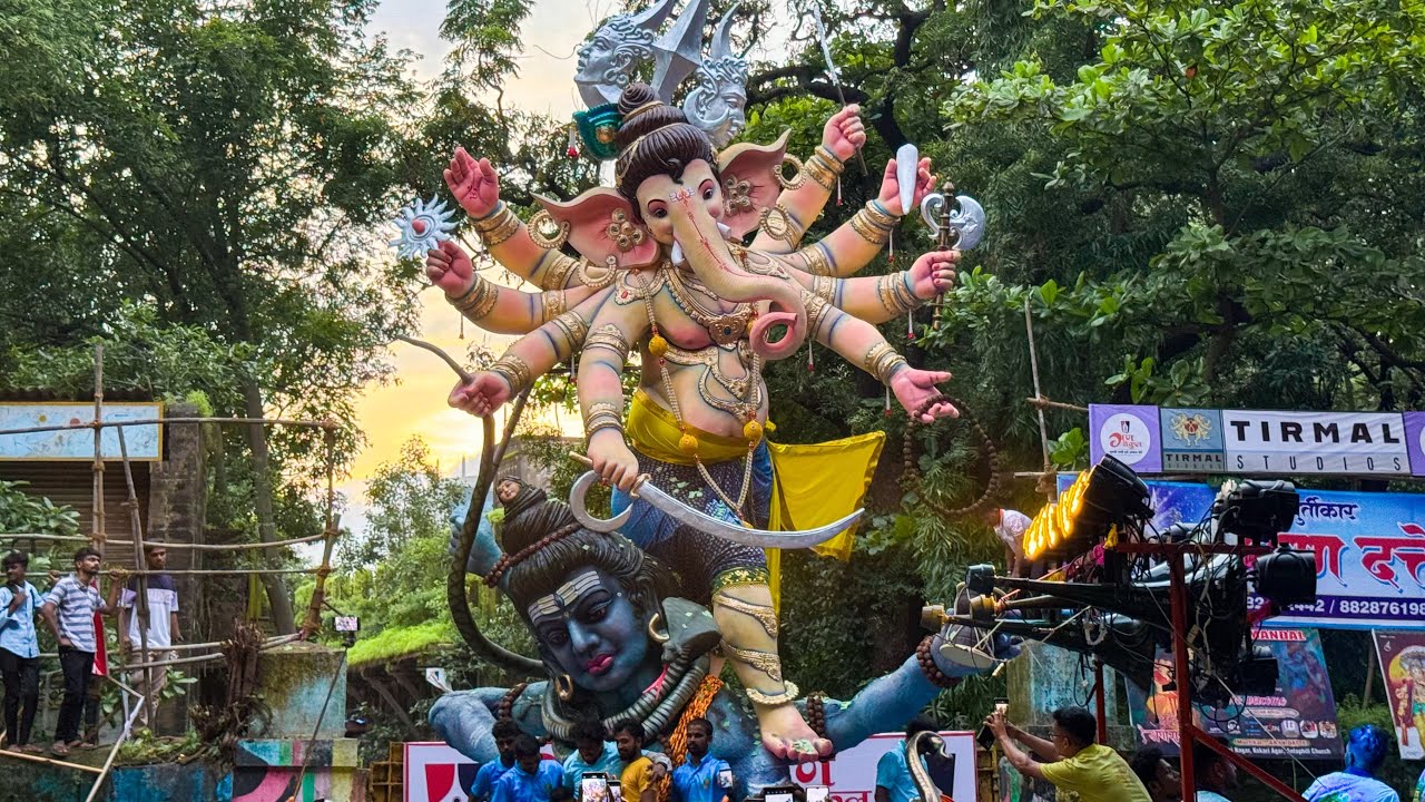 Parel Cha Maharaja Aagman Sohala 2024 🤩 | Mumbai Ganpati Aagman 2024 ...