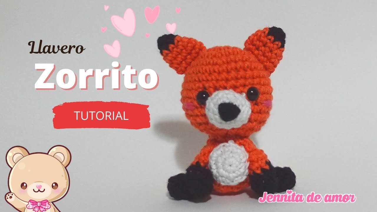Tutorial Amigurumi Zorro Free Fox Crochet Pattern DIY Fluffies