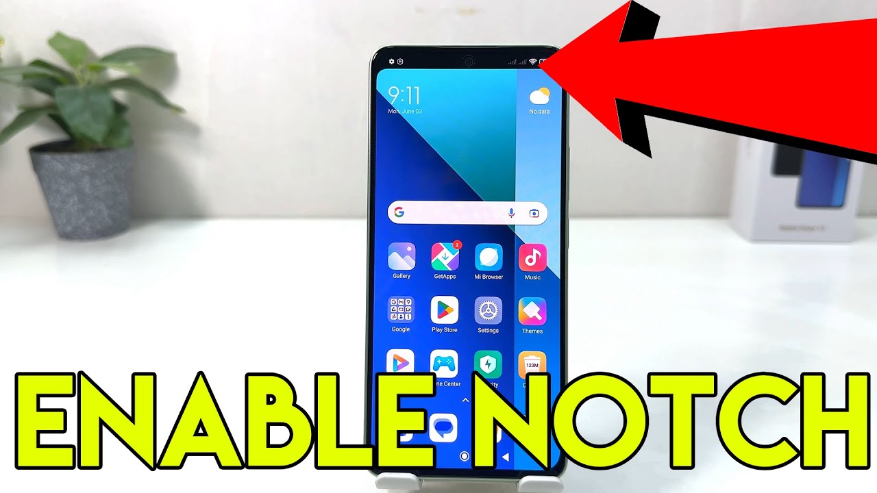 Redmi Note 13: How to Enable Or Disable Water Drop Notch - YouTube