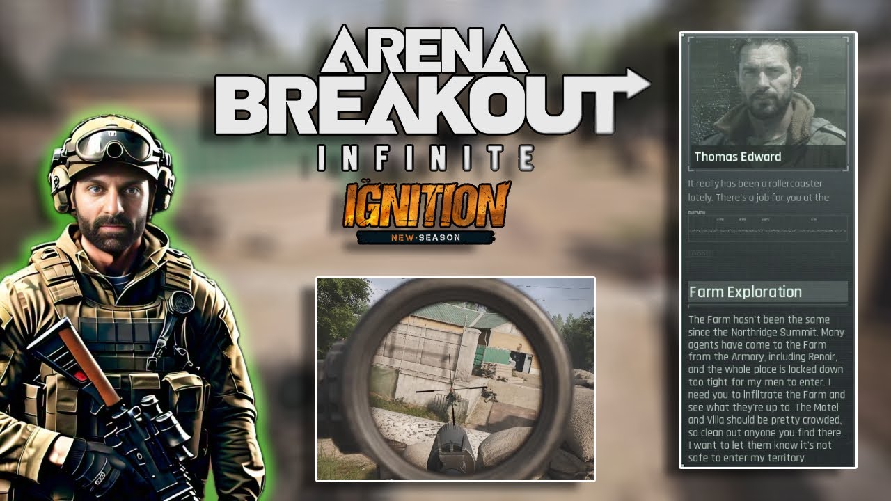 Arena Breakout Infinite Ignition Mission: Farm Exploration - YouTube