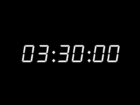 3 Hour 30 Minute Countdown Timer | Digital Clock - YouTube