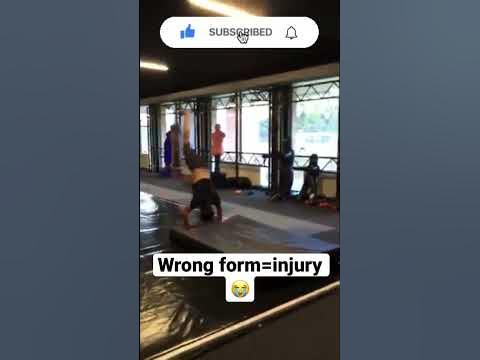 Wrong form #frontflip #shorts - YouTube