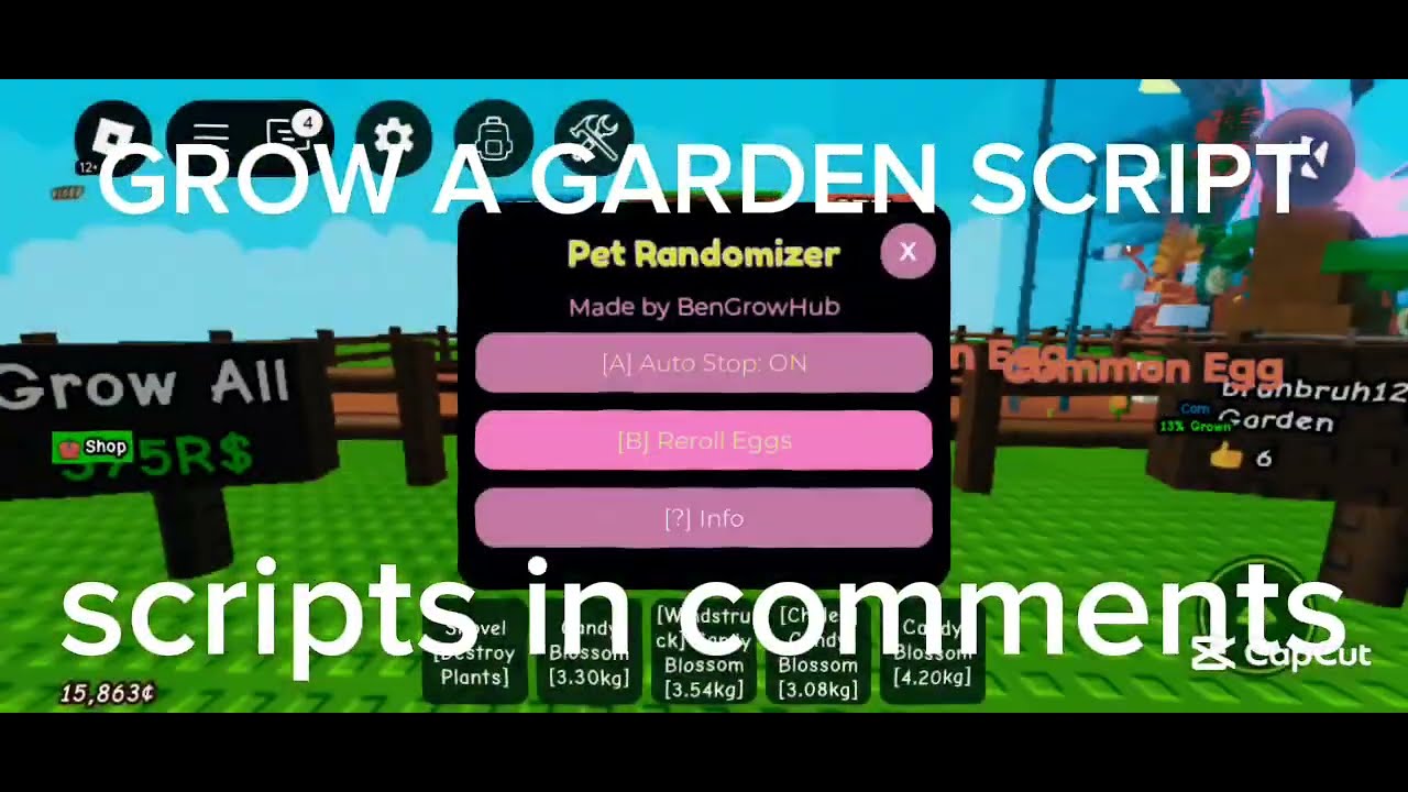 "🌼 Grow a Garden Script | PET RANDOMIZER + OP FARM!" - YouTube