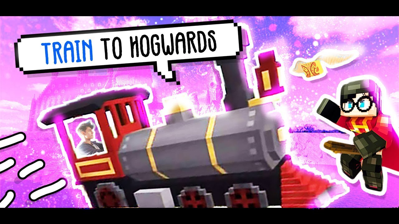 HOGWARTS KI TRAIN || MINECRAFT HARRY POTTER 🔮🎩 WORLD SURVIVAL LET'S ...