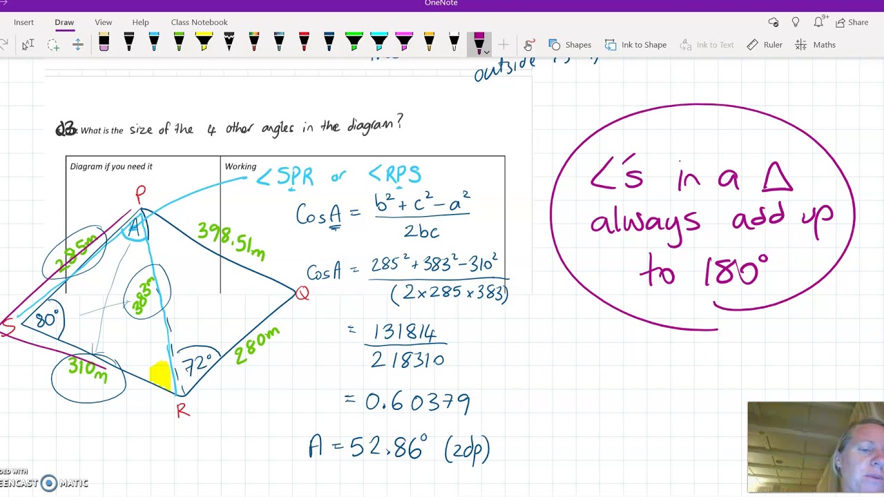 NCEA L2 Trigonometry practice tasks part 2 - YouTube