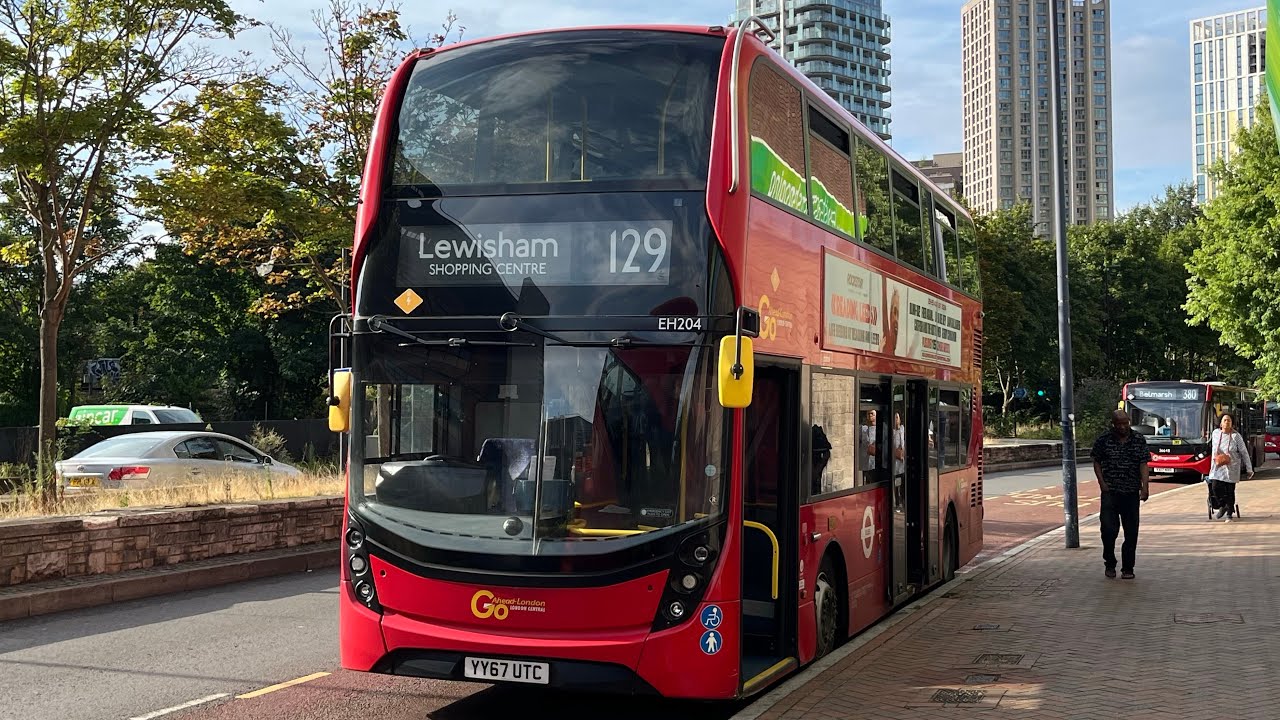 Full Route Visual. Route 129: North Greenwich - Lewisham Shopping ...