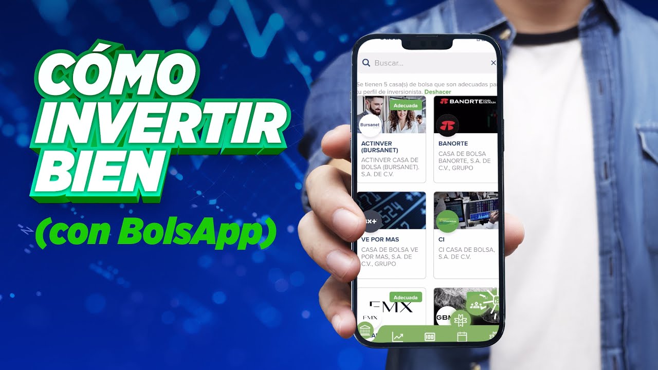 CÓMO INVERTIR BIEN (con BolsApp) - YouTube