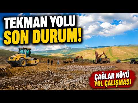 Tekman Çağlar Köyü Yol Çalışması 2026 | Son Durum İlk Kez Görüntülendi