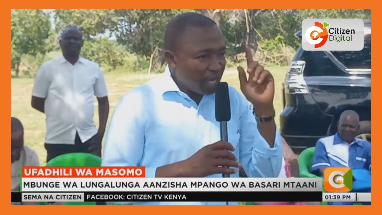 Mbunge wa Lunga Lunga Mangale Munga Chiforomodo awataka maafisa wa CDF ...