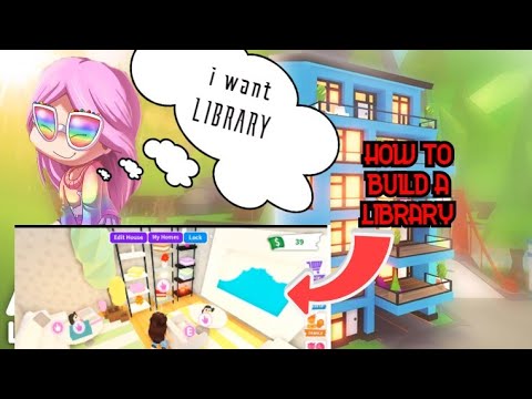 HOW TO BUILD A LIBRARY IN ADOPT ME *insane*| BUILD OFF | Bluepicons ...