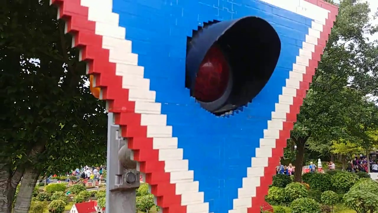 Lego Signs, Level Crossing and Miniature Cities at Legoland - YouTube