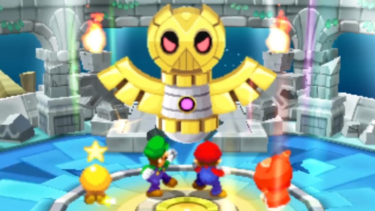 Mario & Luigi Dream Team - Walkthrough Part 49 - Pi'illodium Boss ...