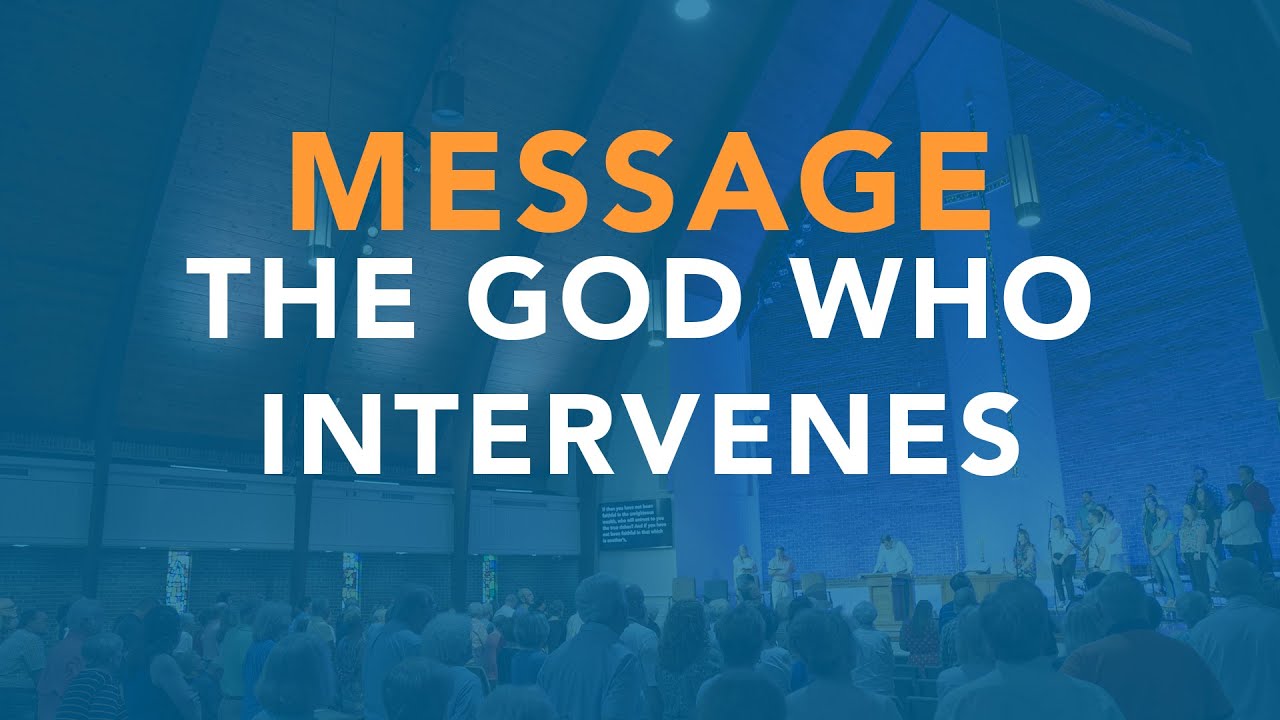 The God Who Intervenes - Chris Montgomery - YouTube