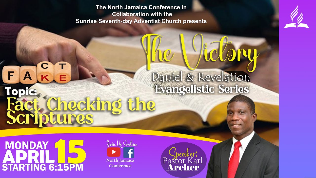 Fact Checking the Scriptures || Victory Evangelistic Series || NJC ...