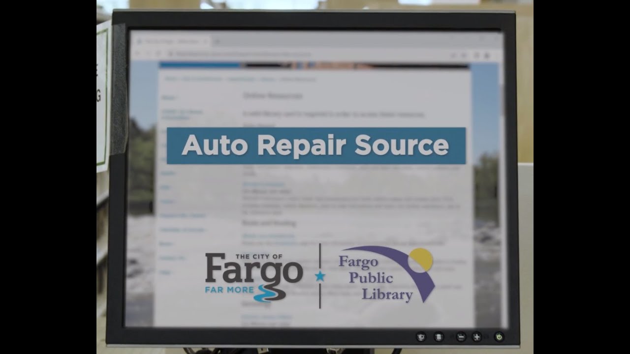 Fargo Public Library's Intro to Automotive Repair Resources - YouTube