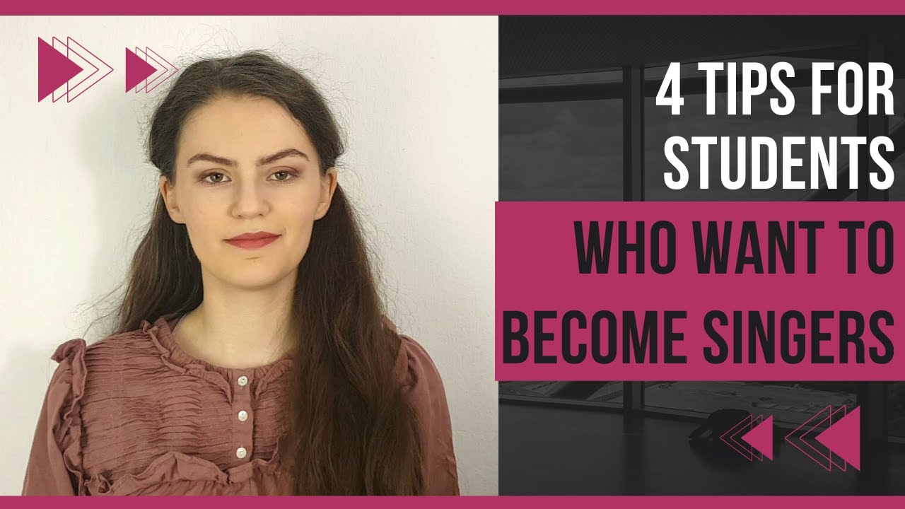 Becoming a singer as a student: 4 tips that make it easier - YouTube