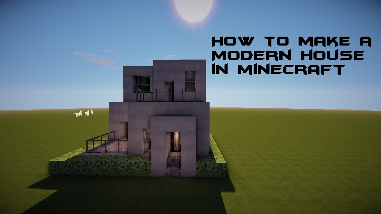 How to make a 10x10 House in Minecraft - YouTube