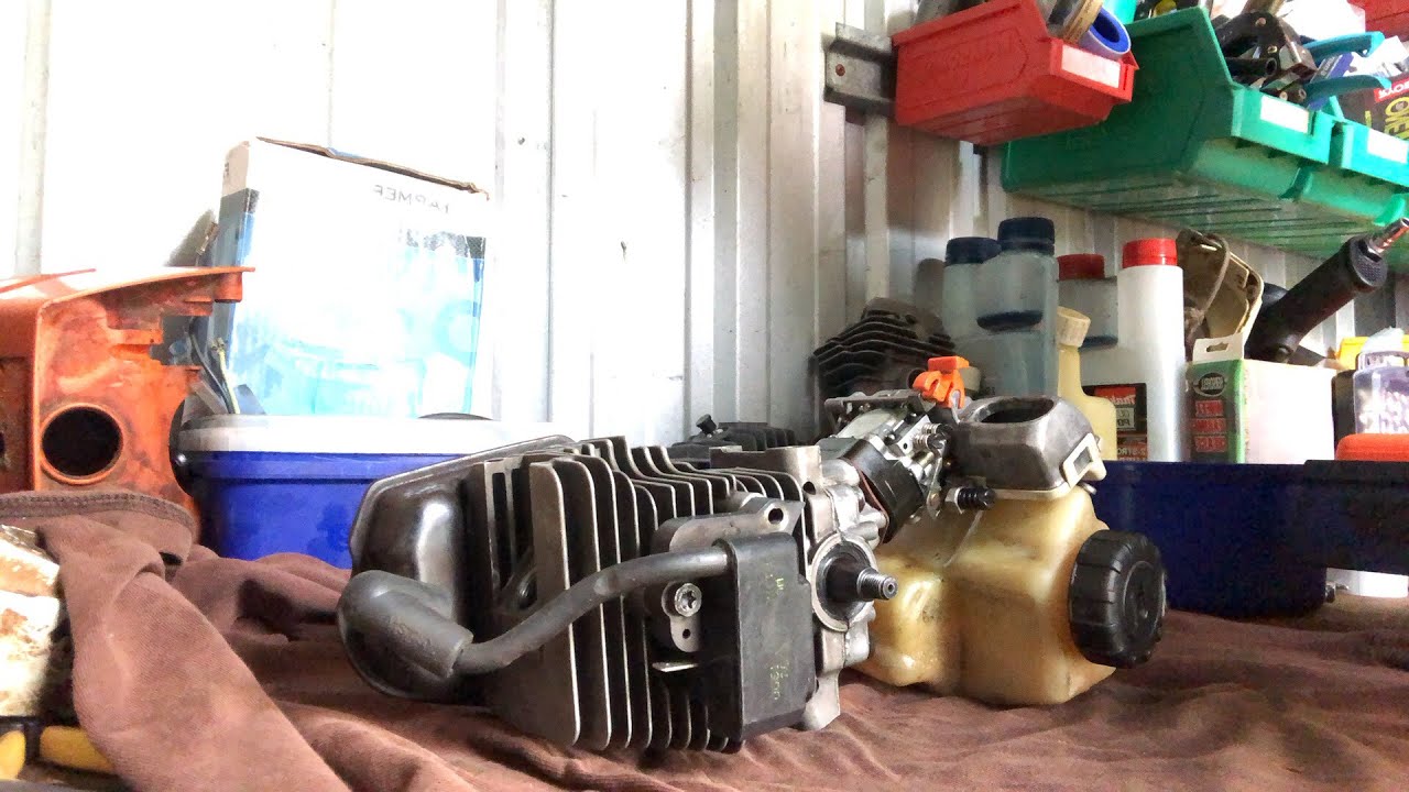 Stihl 019t getting it back together! - YouTube