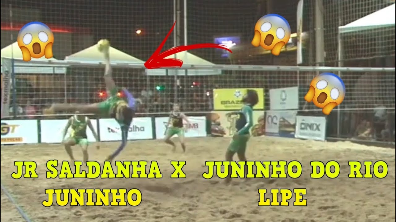 🔴 CAMPEONATO BRASILEIRO DE FUTEVOLEI! JUNIOR SALDANHA E JUNINHO X JUNINHO DO RIO E LIPE - YouTube